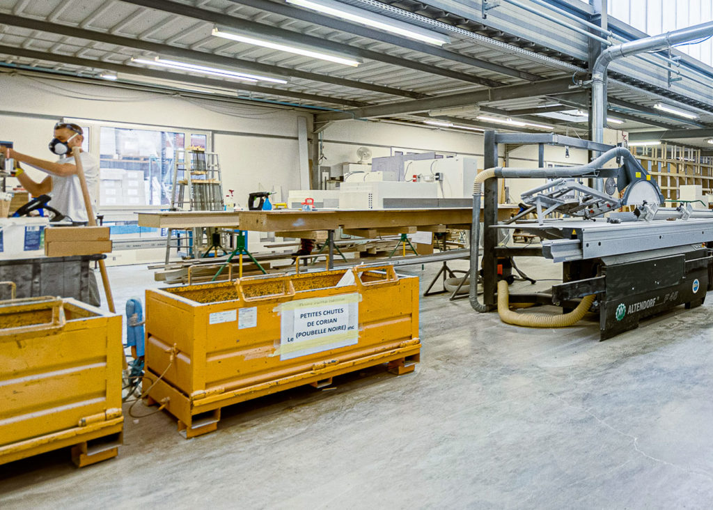 CREA DIFFUSION, spécialiste et transformateur Corian